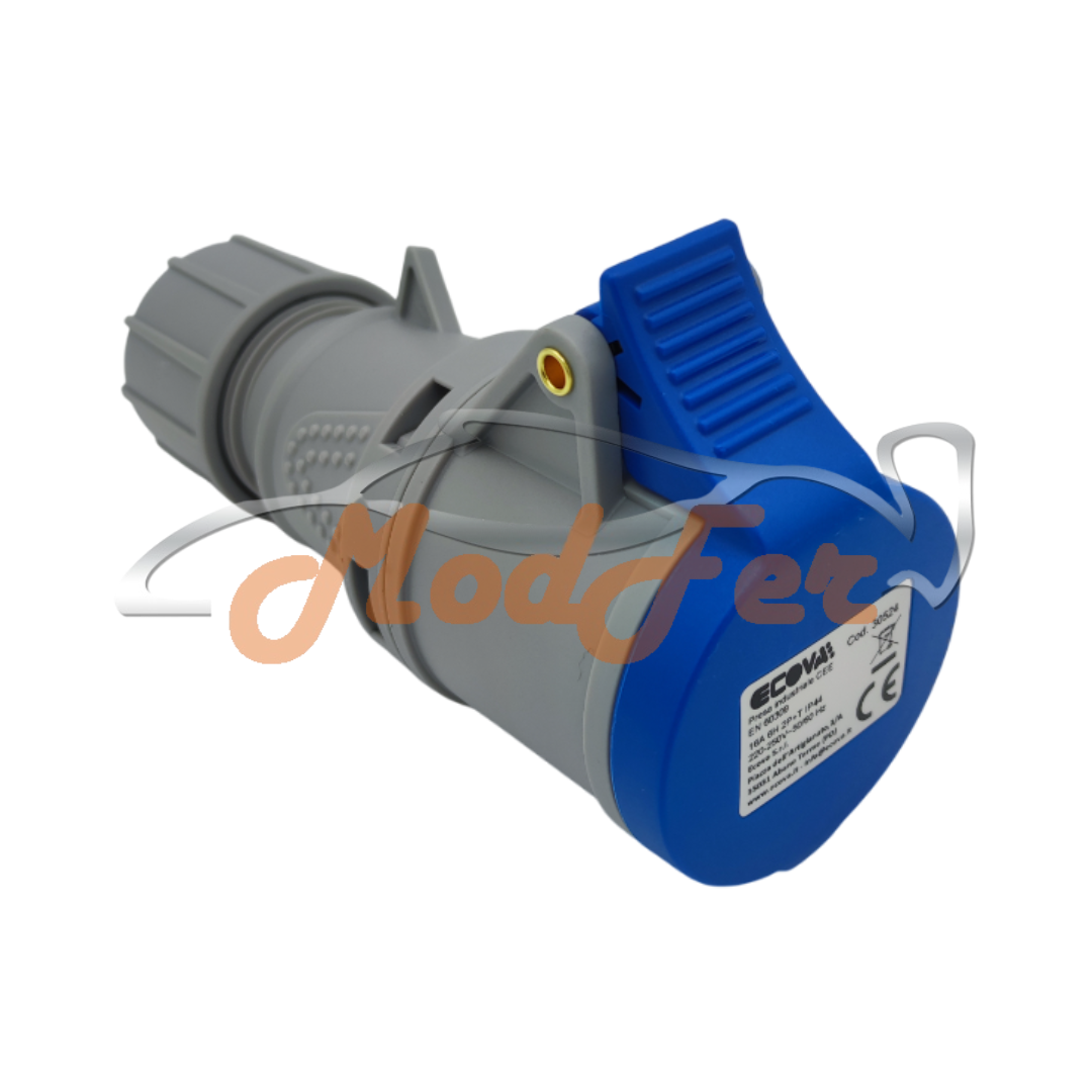 Presa Volante CEE 16A 230V 2P+T IP44 Ecova – Modfer